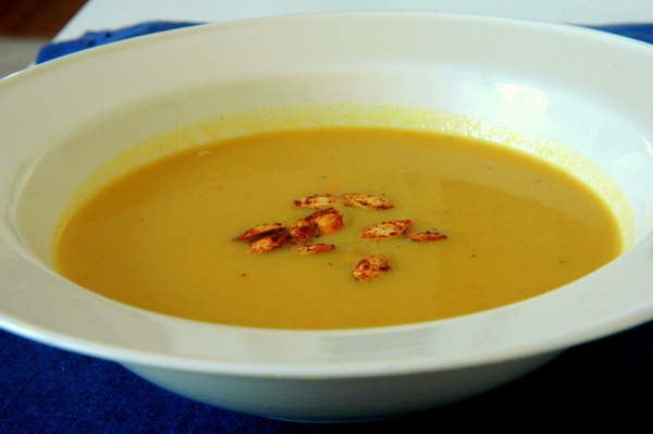 Pumpkin Coconut Soup - Chloe Polemis